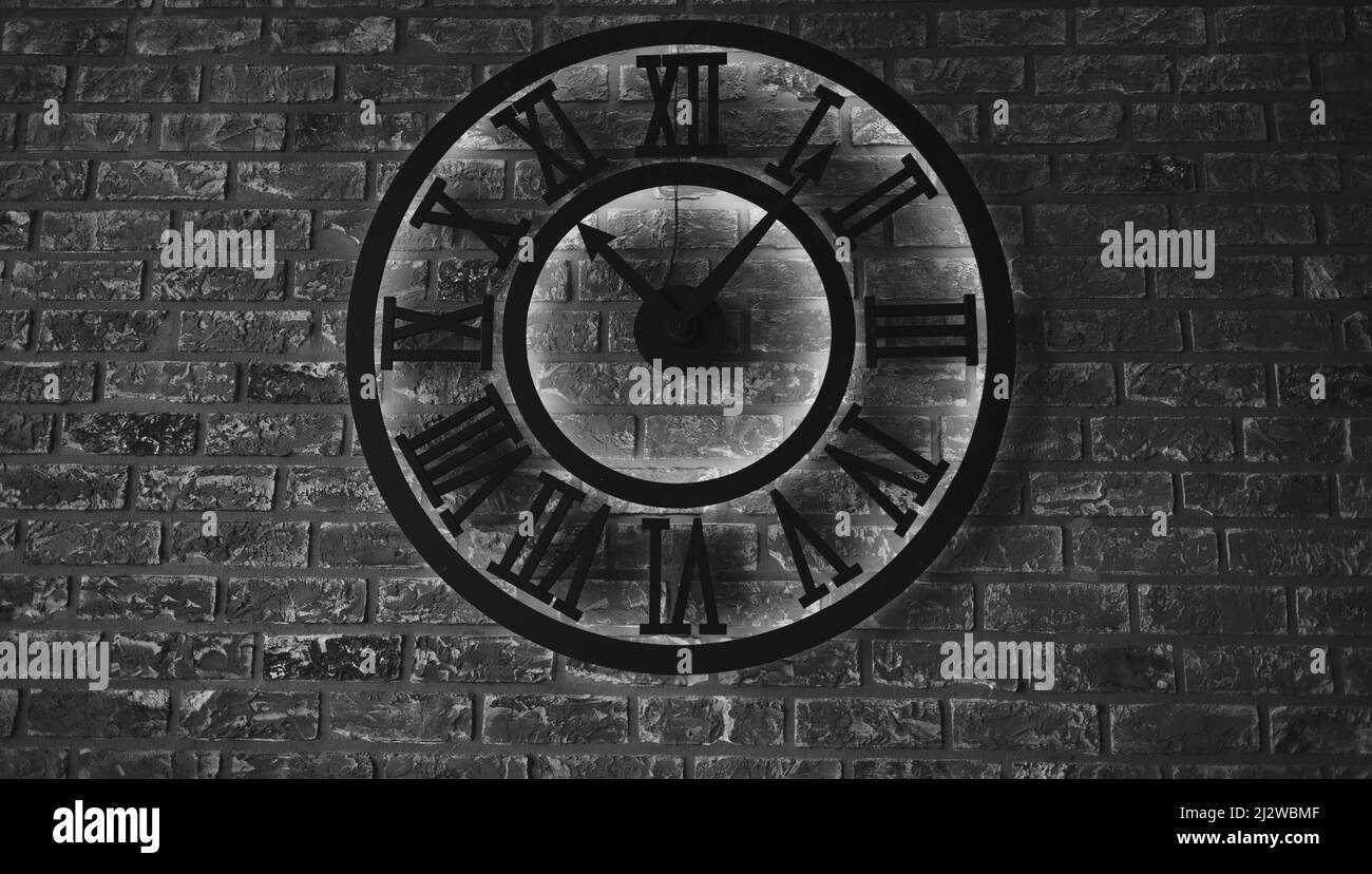 Luminous clock hi-res stock photography and images - Alamy