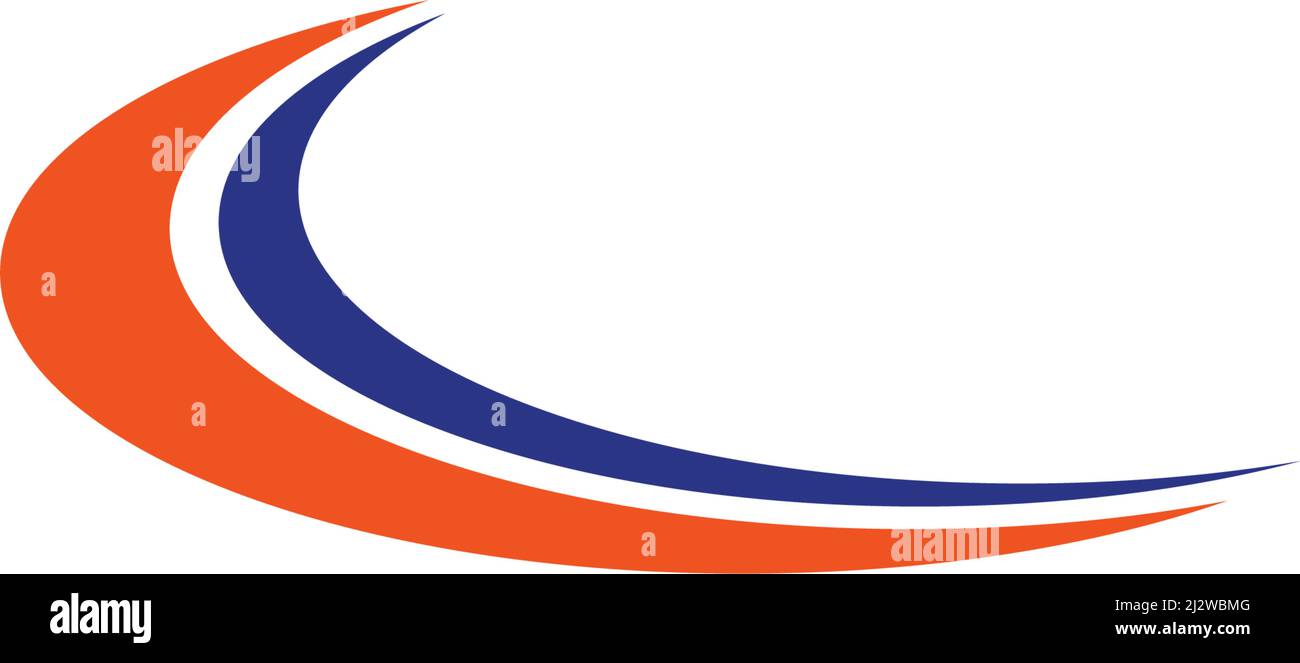 Swoosh logo illustration vector template Stock Vector Image & Art - Alamy