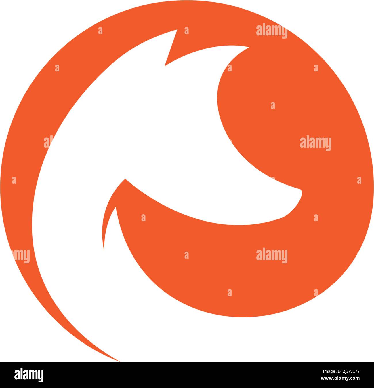 Fox logo illustration vector template Stock Vector Image & Art - Alamy