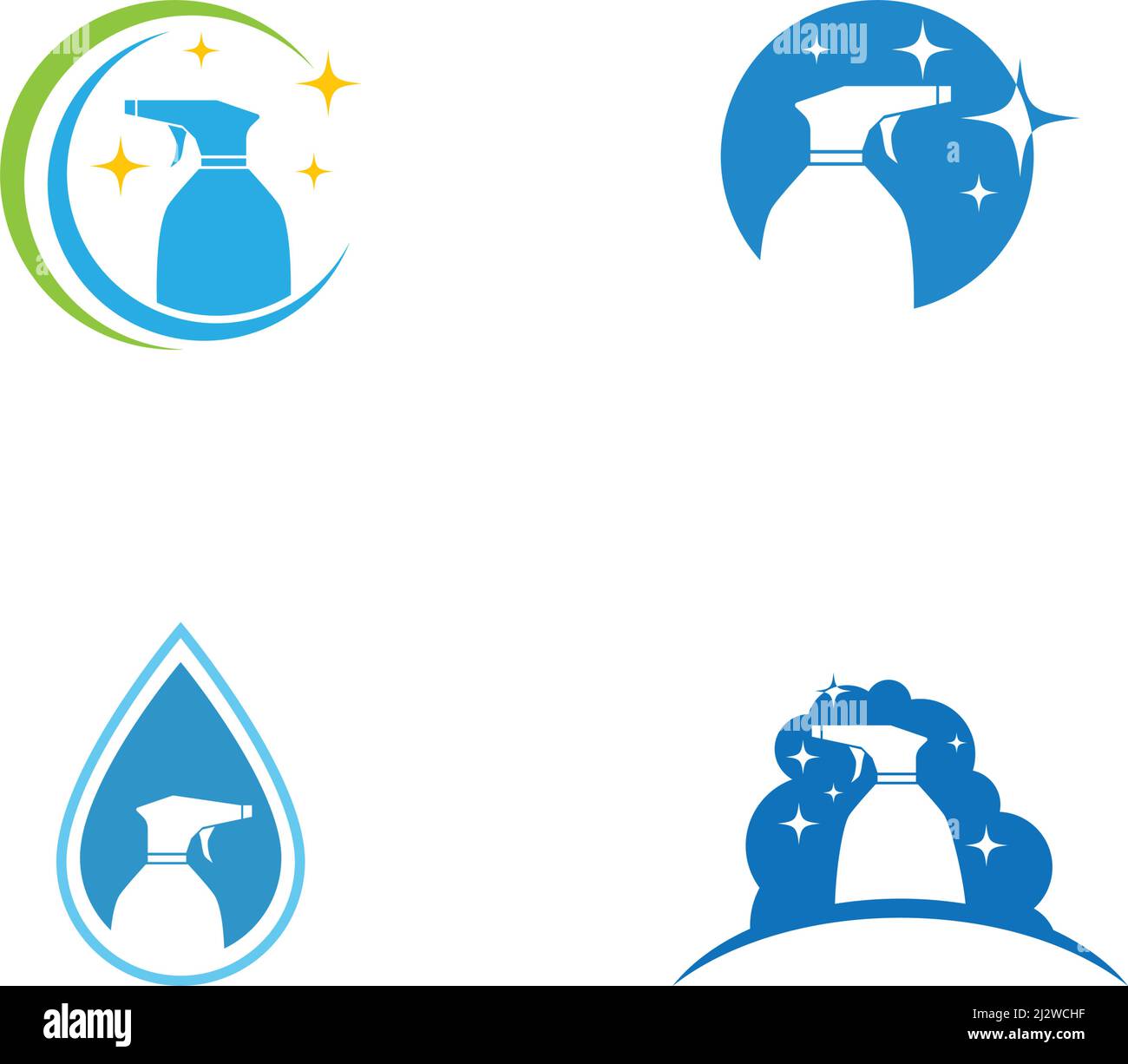 Cleaning logo and symbol ilustration vector template Stock Vector Image ...