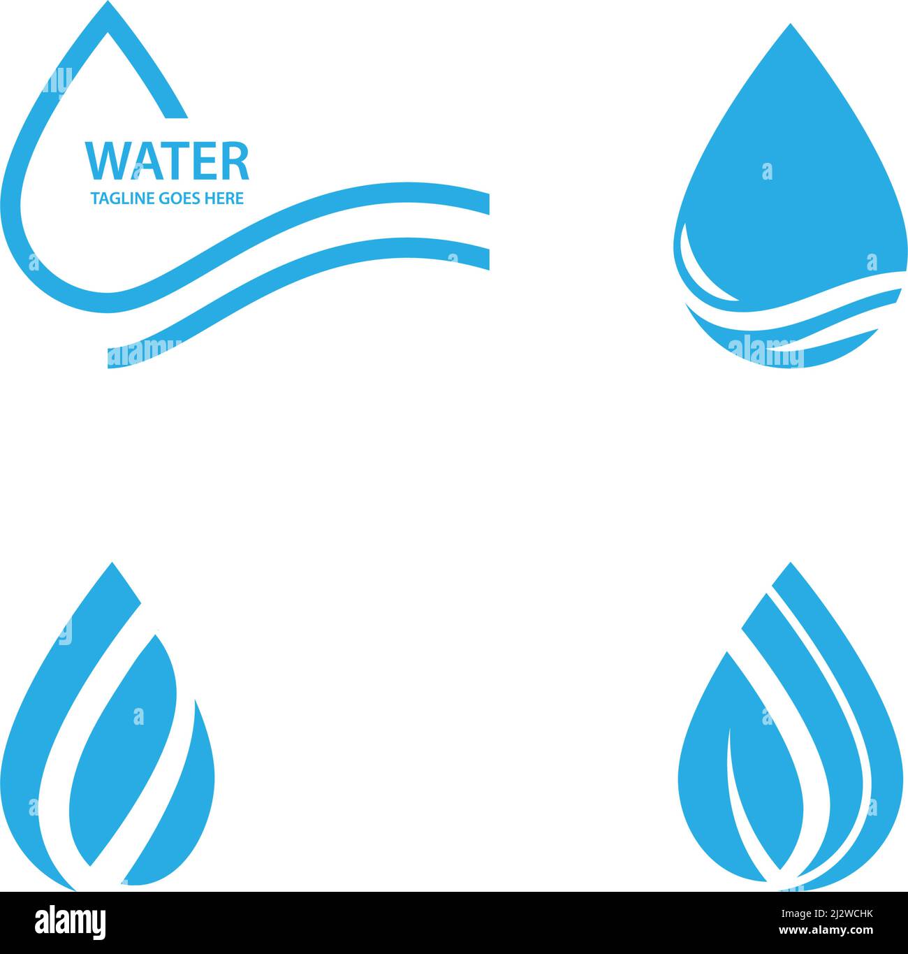 water drop Logo Template vector illustration Stock Vector Image & Art ...
