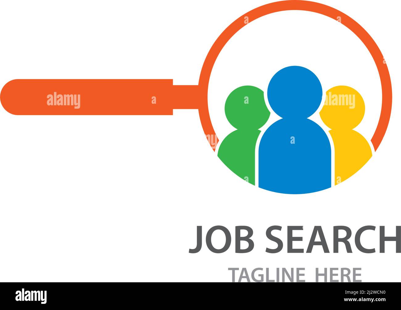 Job finder logo vector template Stock Vector Image & Art - Alamy