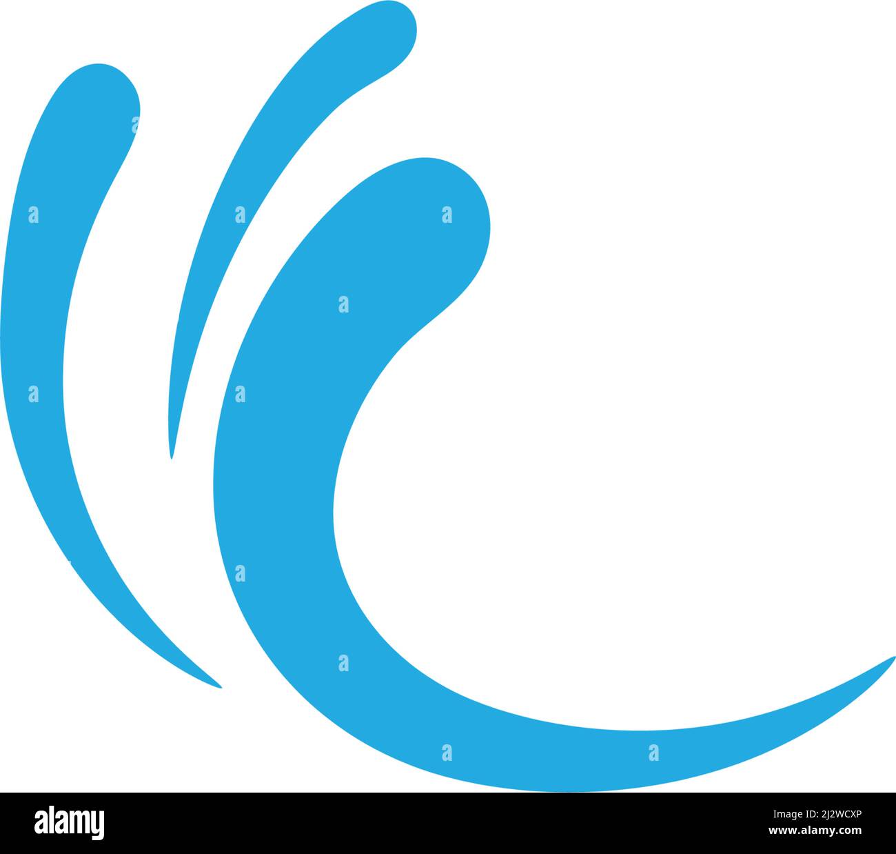 Water splash illustration vector flat design Stock Vector Image & Art ...