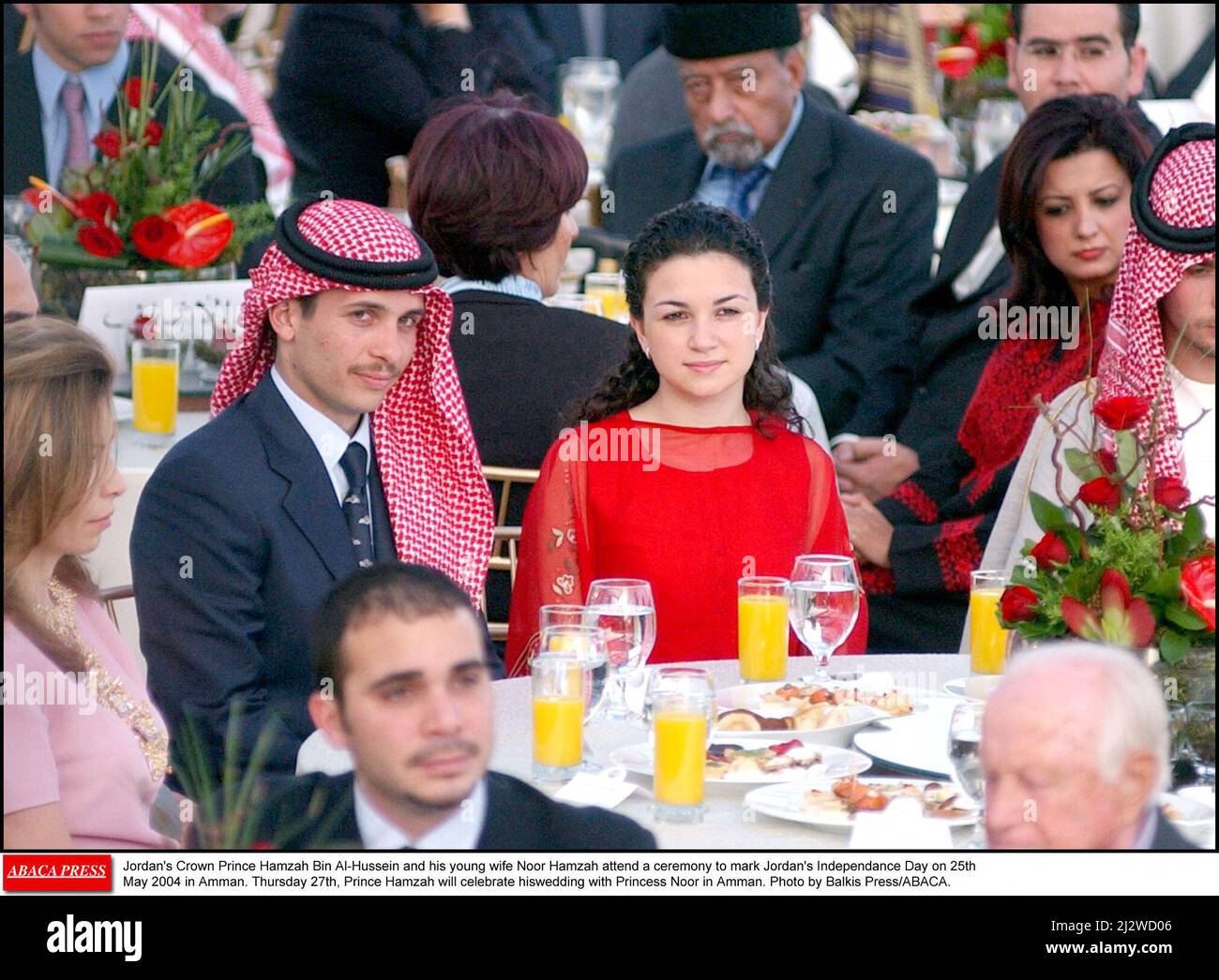 File photo - Jordan's Crown Prince Hamzah Bin Al-Hussein and his young ...