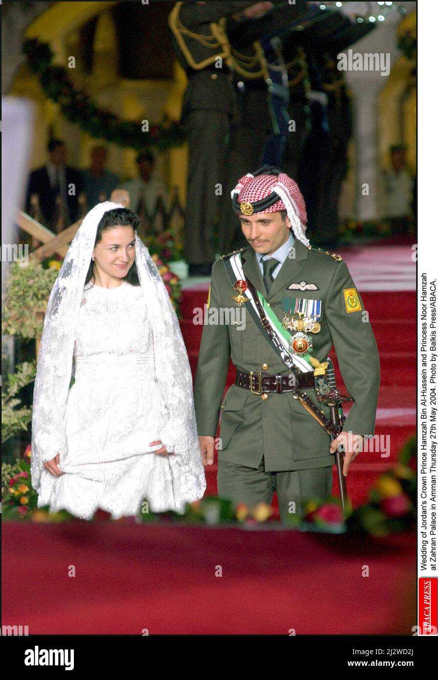 File photo - Wedding of Jordan's Crown Prince Hamzah Bin Al-Hussein and ...