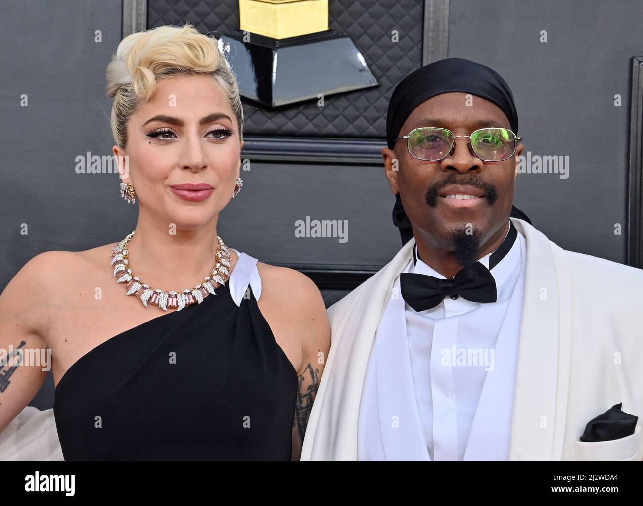 Las Vegas, United States. 3rd Apr, 2022. Lady Gaga and Michael Bearden ...