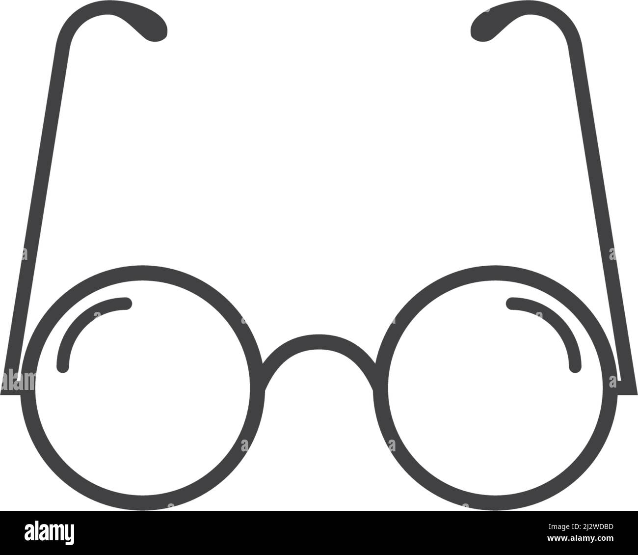 Glasess icon vector flat design Stock Vector Image & Art - Alamy