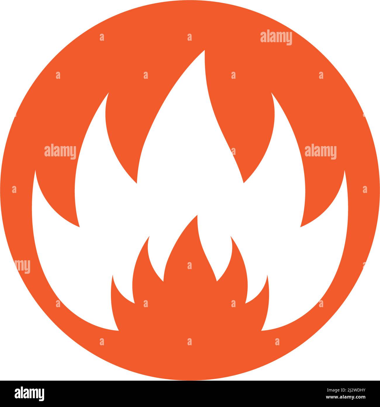 Fire flame Logo Template vector Stock Vector Image & Art - Alamy