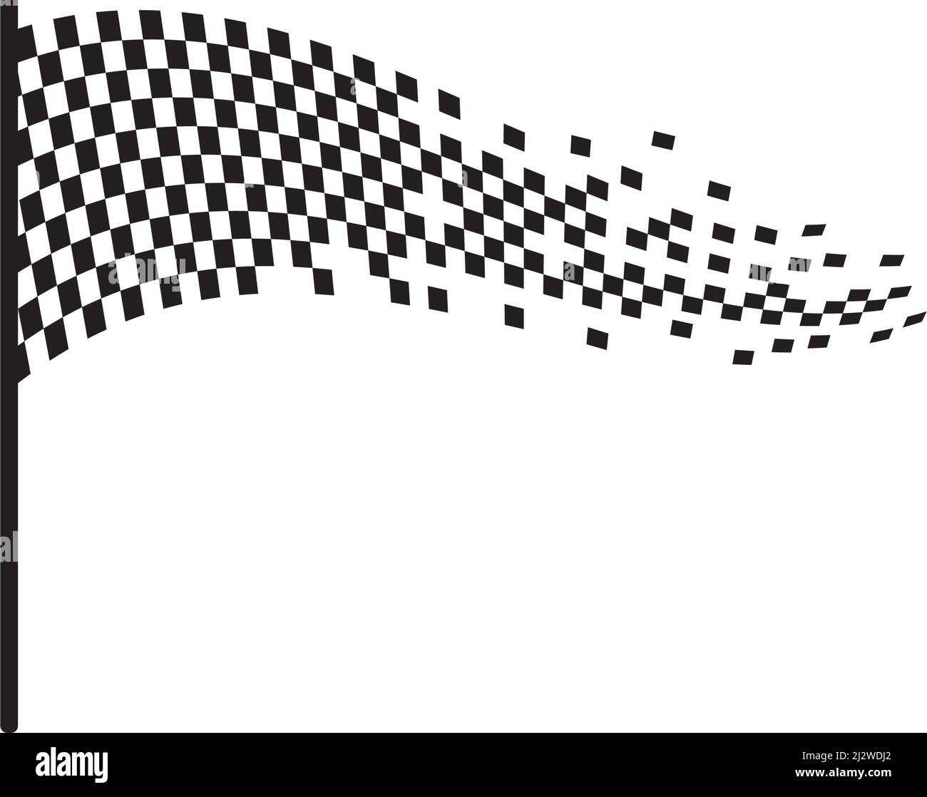 Race Flag Logo Vector Template Stock Vector Image And Art Alamy