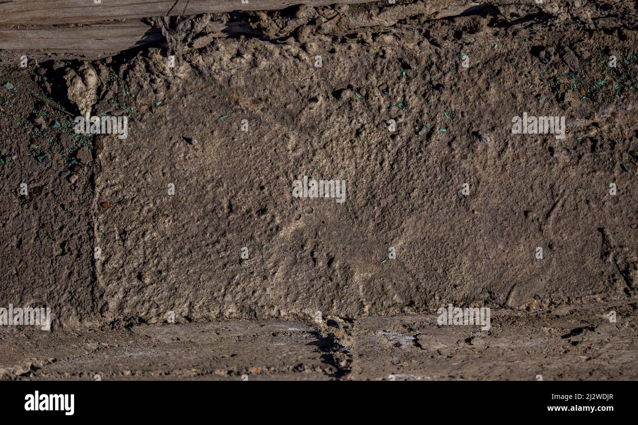 Concrete foundation, concrete texture gray background Stock Photo - Alamy