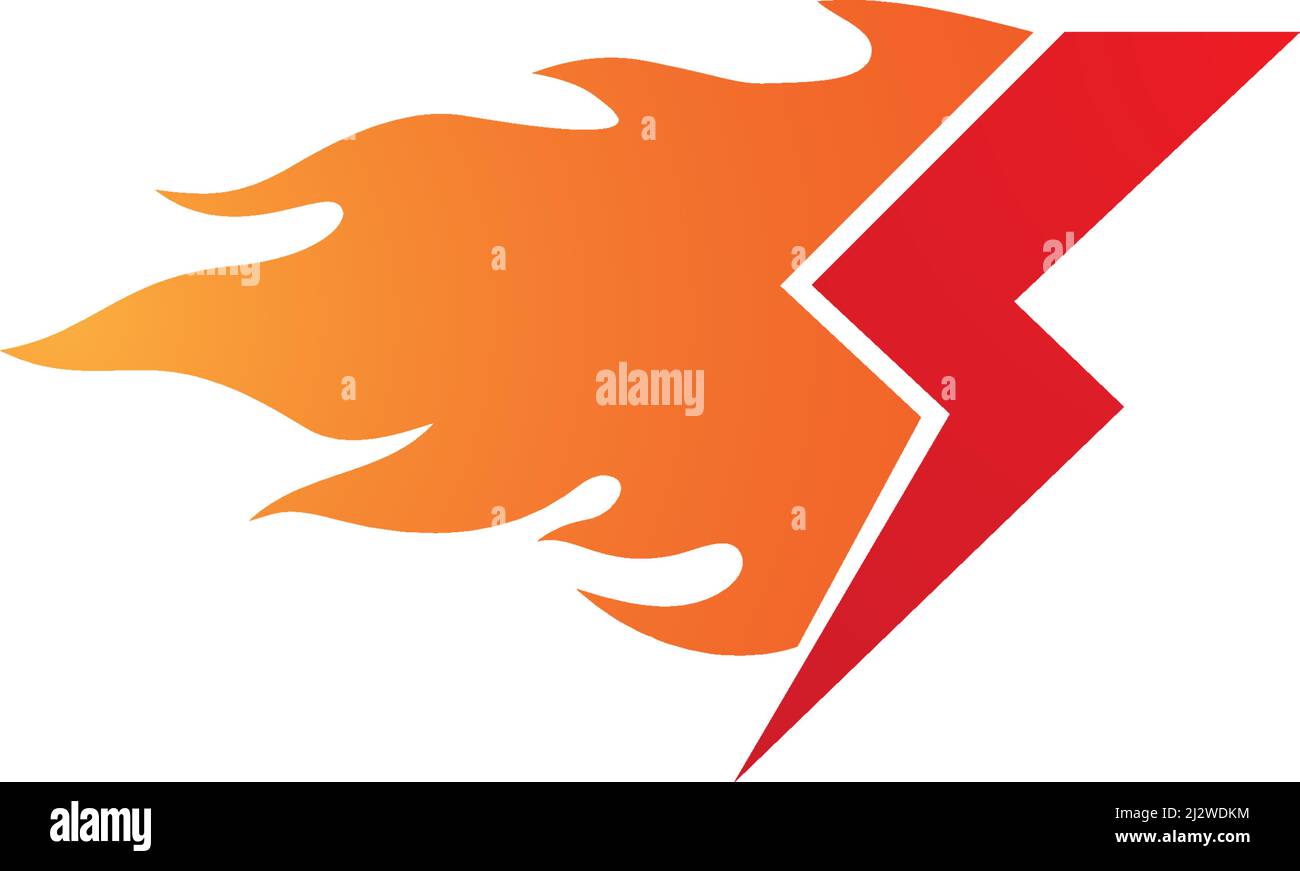 Lightning Logo Template vector icon illustration design Stock Vector ...