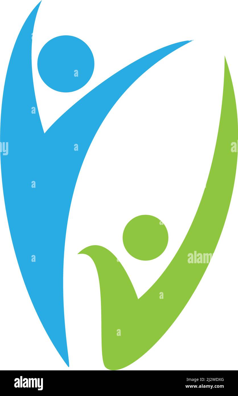 Community, network and social logo design template vector Stock Vector ...