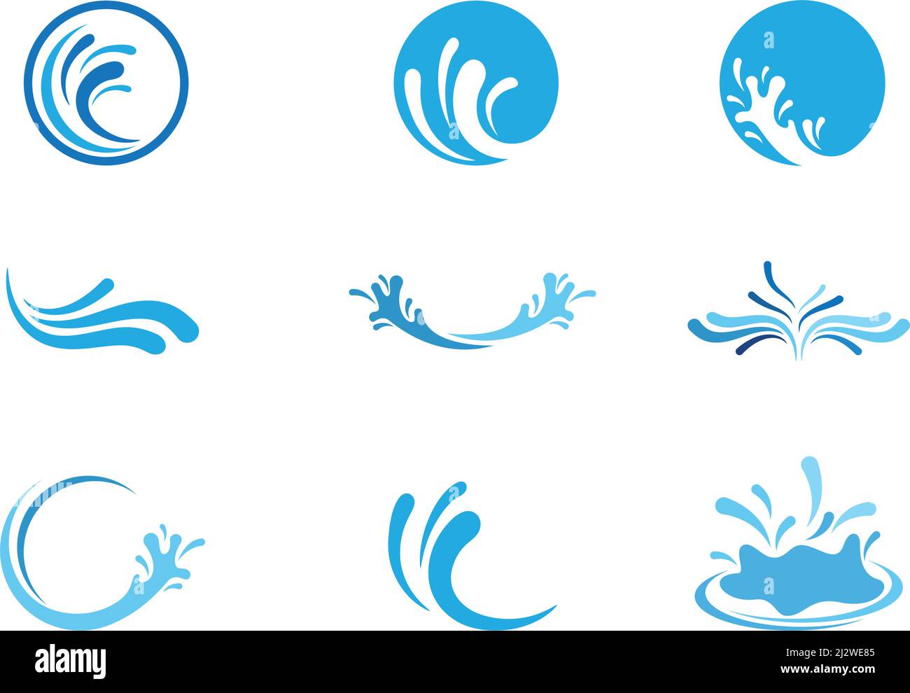 Water Splash logo vector ilustration Stock Vector Image & Art - Alamy