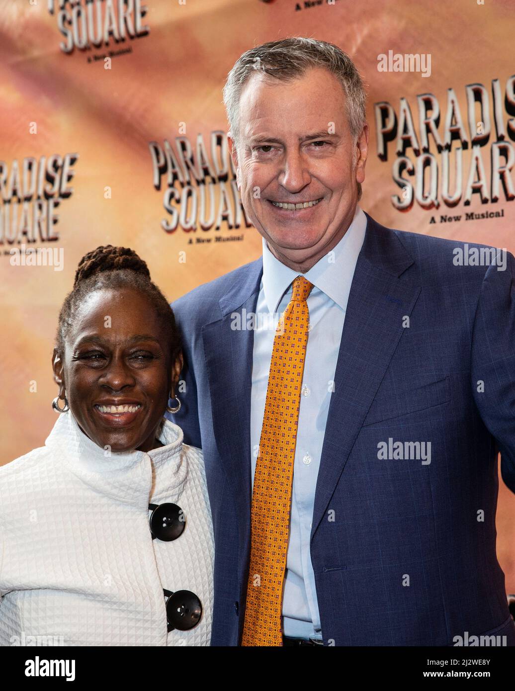 New York, New York, USA. 3rd Apr, 2022. Chirlane McCray and Bill de ...