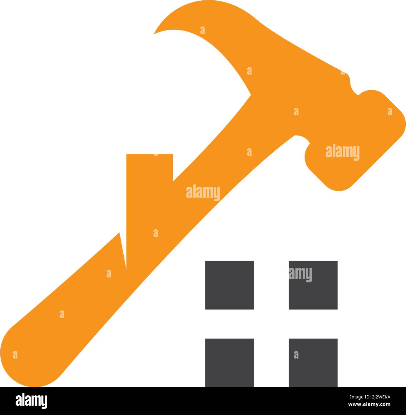 Hammer construction tool icon vector template Stock Vector Image & Art ...