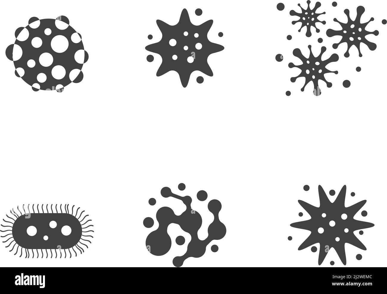 Bacterial Probiotic icon vector flat design Stock Vector Image & Art ...