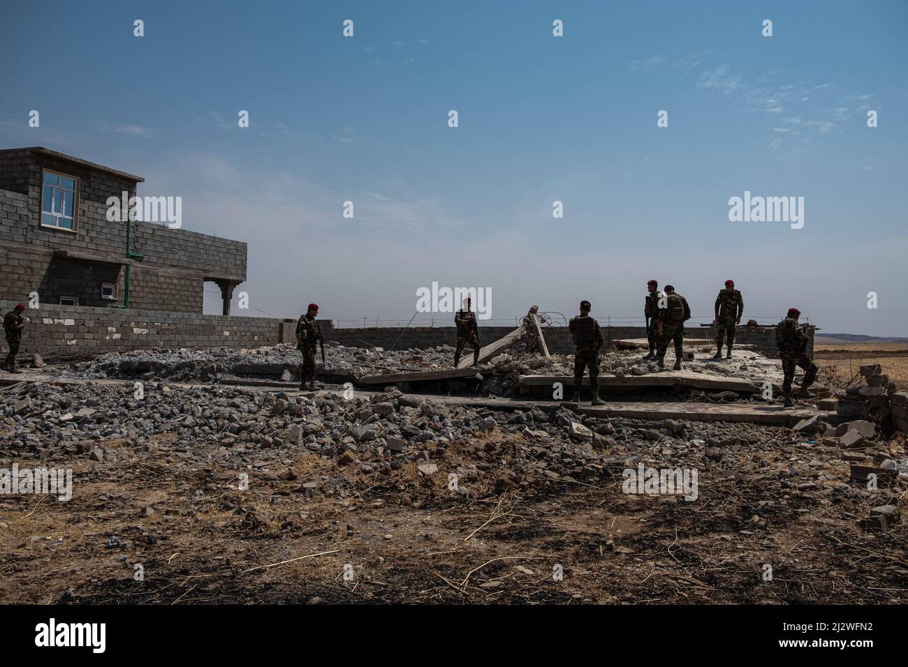 Kurdish people back to normal life after ISIS war defeat by Ishmaerga ...