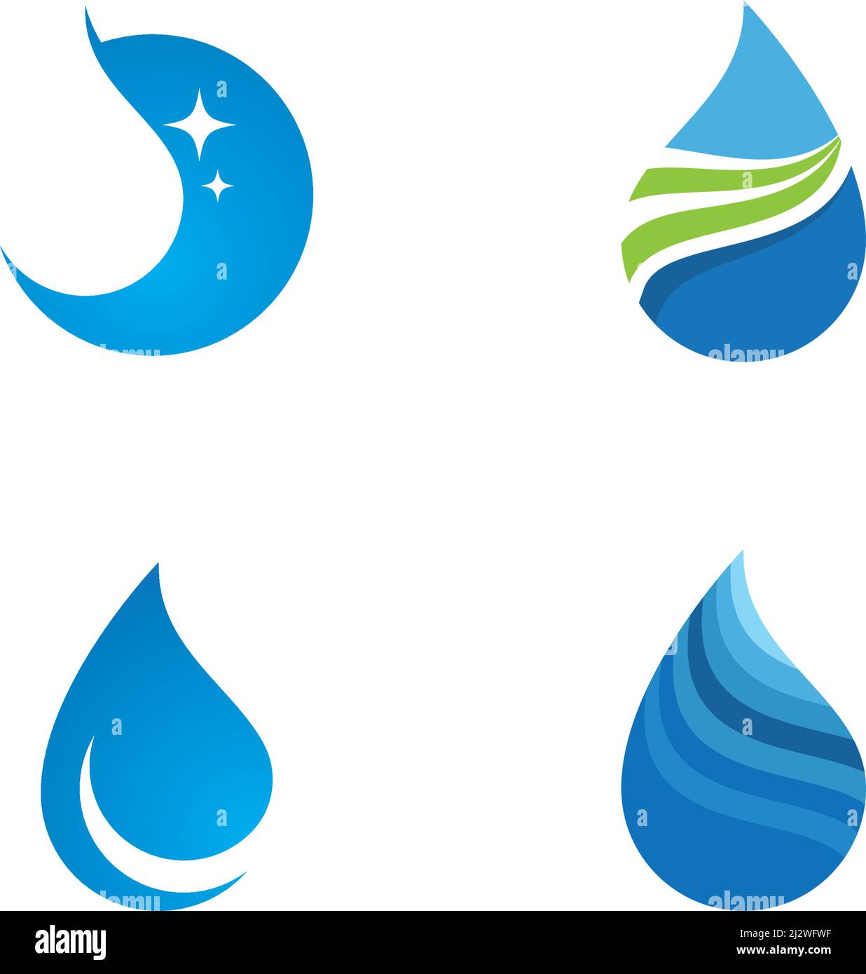 water drop Logo Template vector illustration Stock Vector Image & Art ...