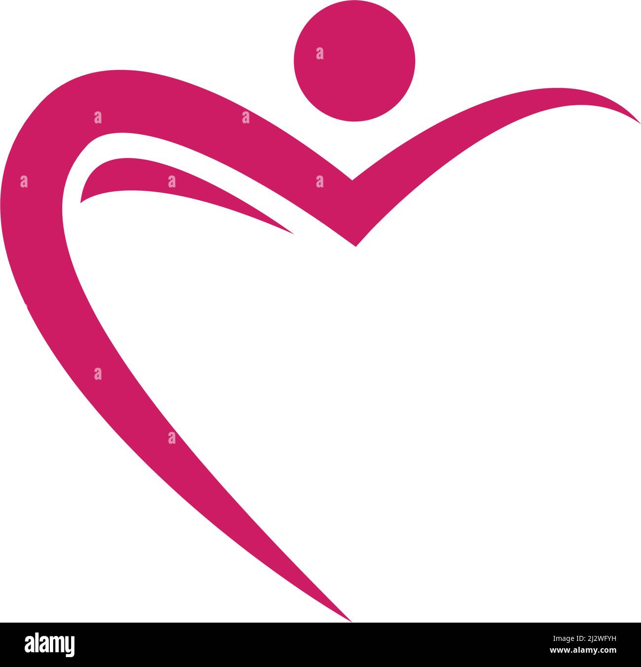 Love Logo Vector icon illustration design Template Stock Vector Image ...