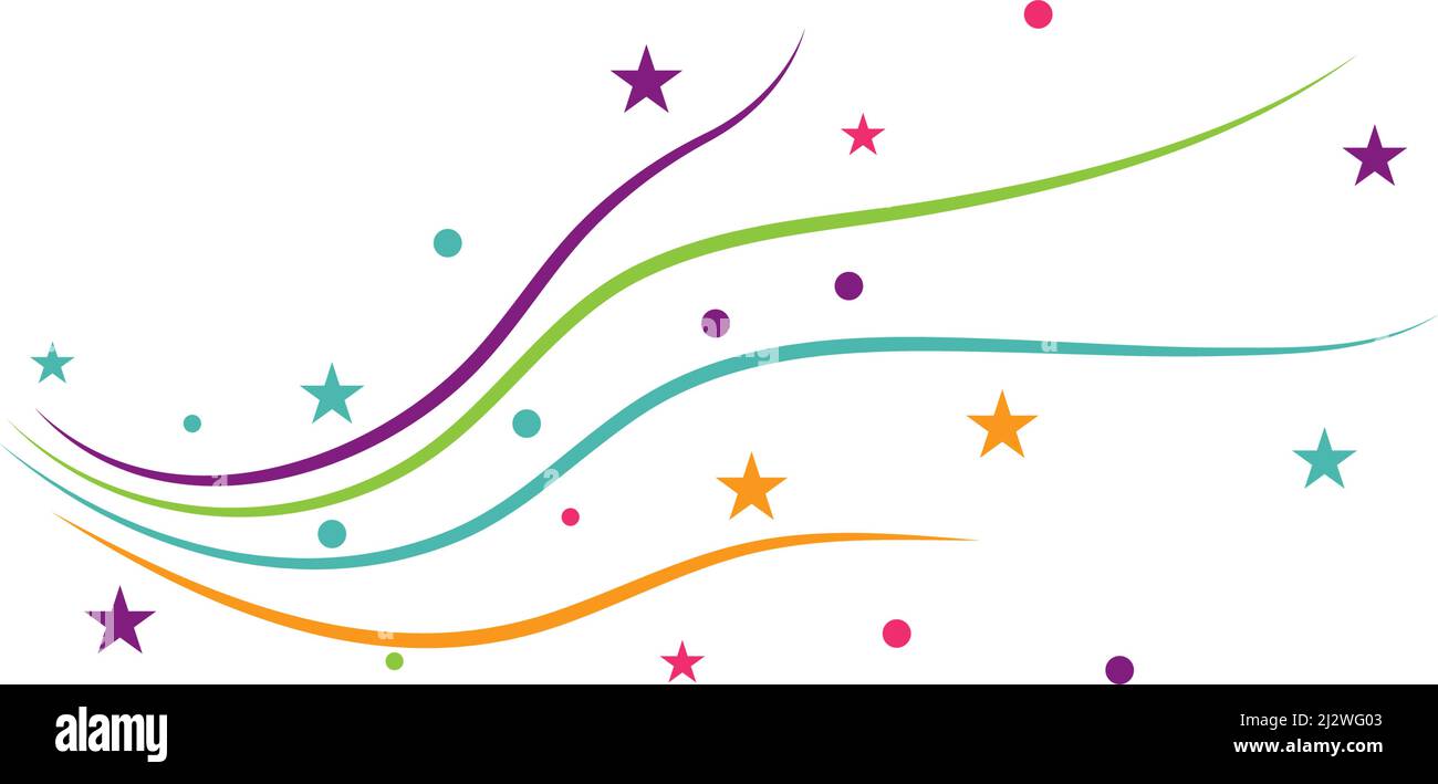 Circle magic swirl logo vector illustration Stock Vector Image & Art ...