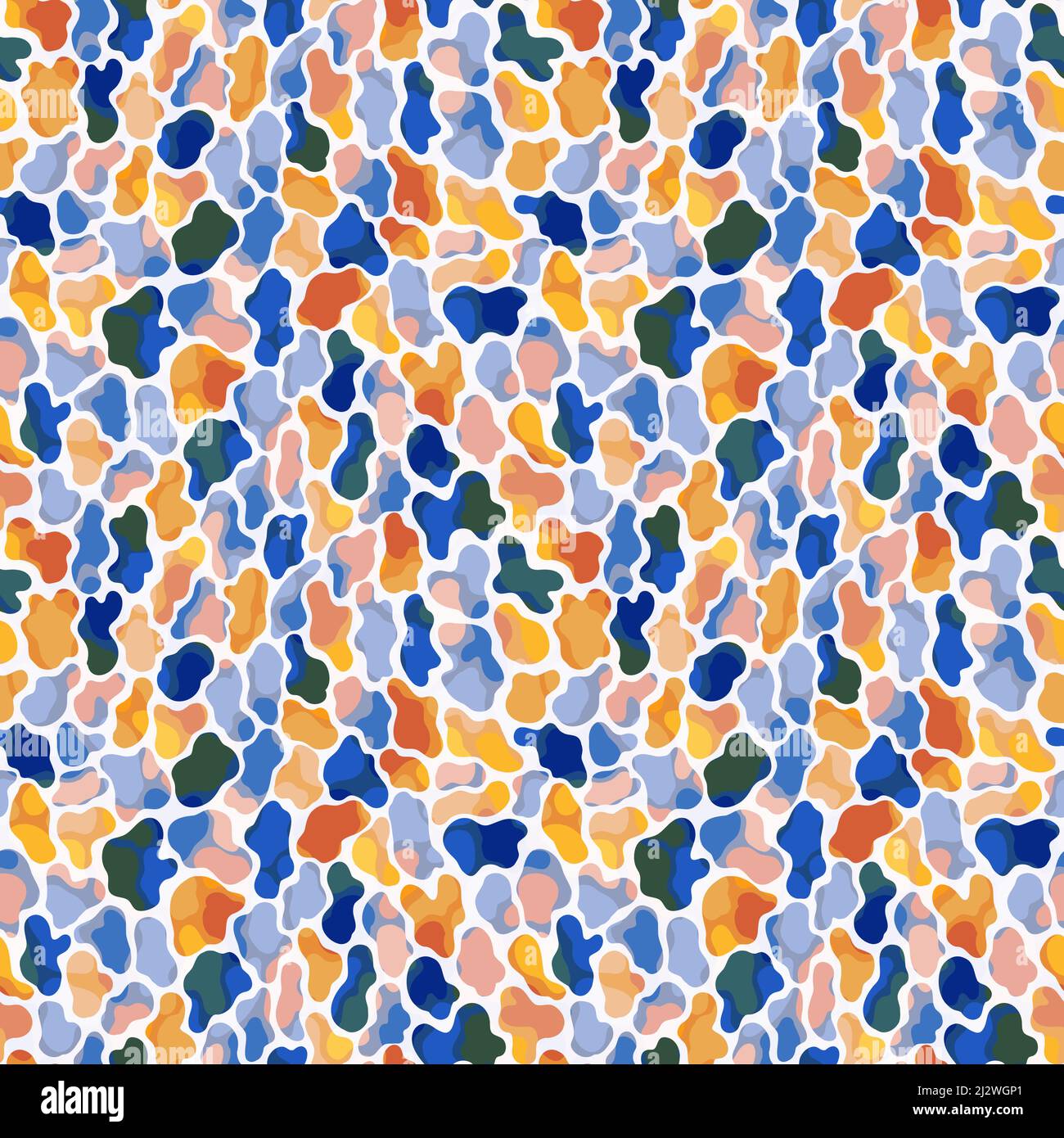 Seamless abstract pattern background. Decorative design freehand ...