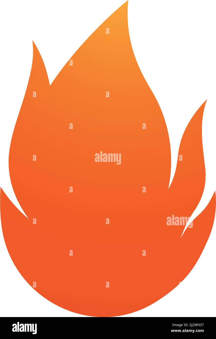 Fire flame Logo Template vector Stock Vector Image & Art - Alamy