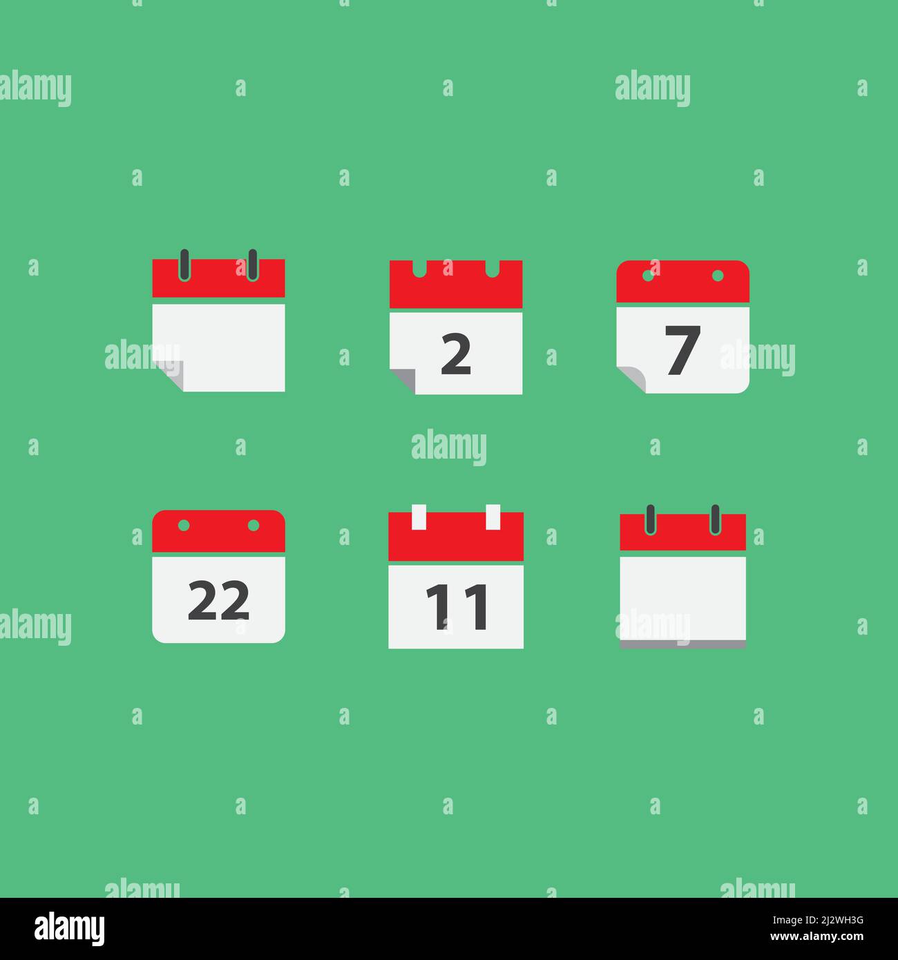 Calendar icon vector illustration flat design Stock Vector Image & Art ...