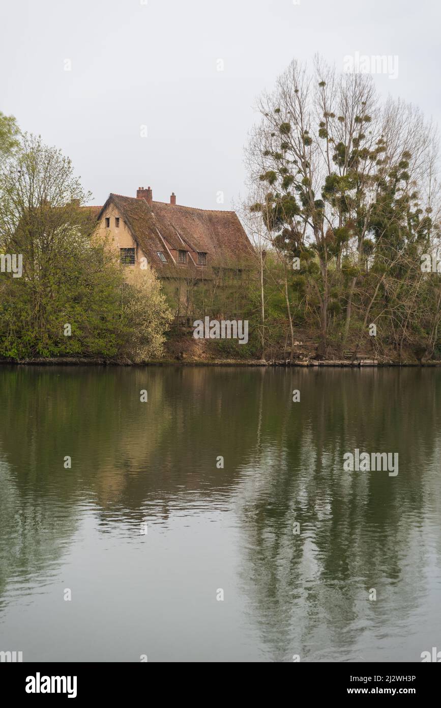Typical french timber house in Normandy Stock Photo - Alamy