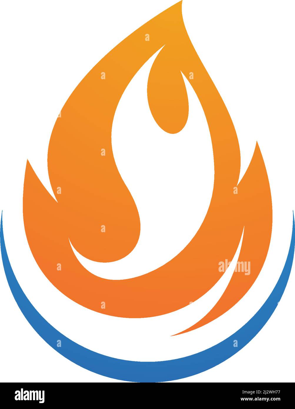 Fire flame Logo Template vector Stock Vector Image & Art - Alamy