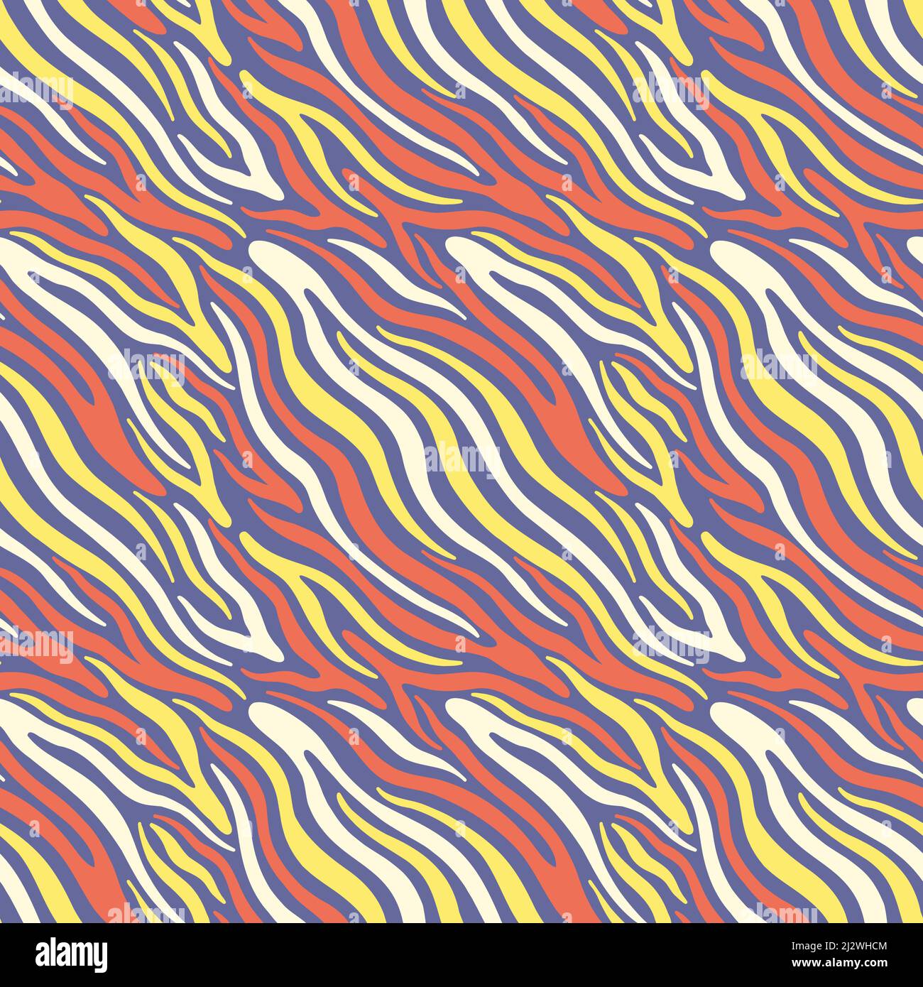 Seamless abstract pattern background. Decorative design freehand ...