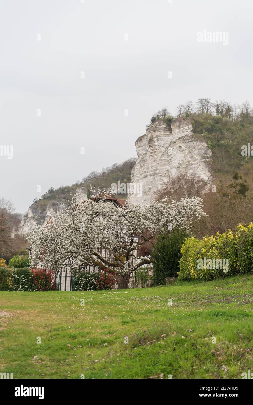 Les Andelys landscape in Normandy France Stock Photo - Alamy