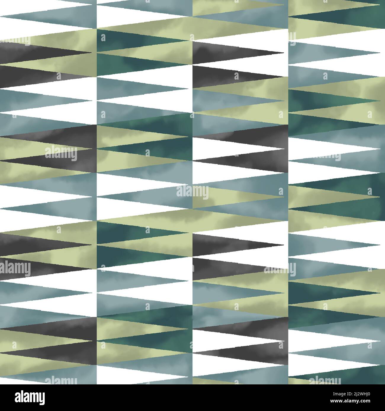 Seamless Geometrical Print - Digital Triangular pattern with Gradation ...