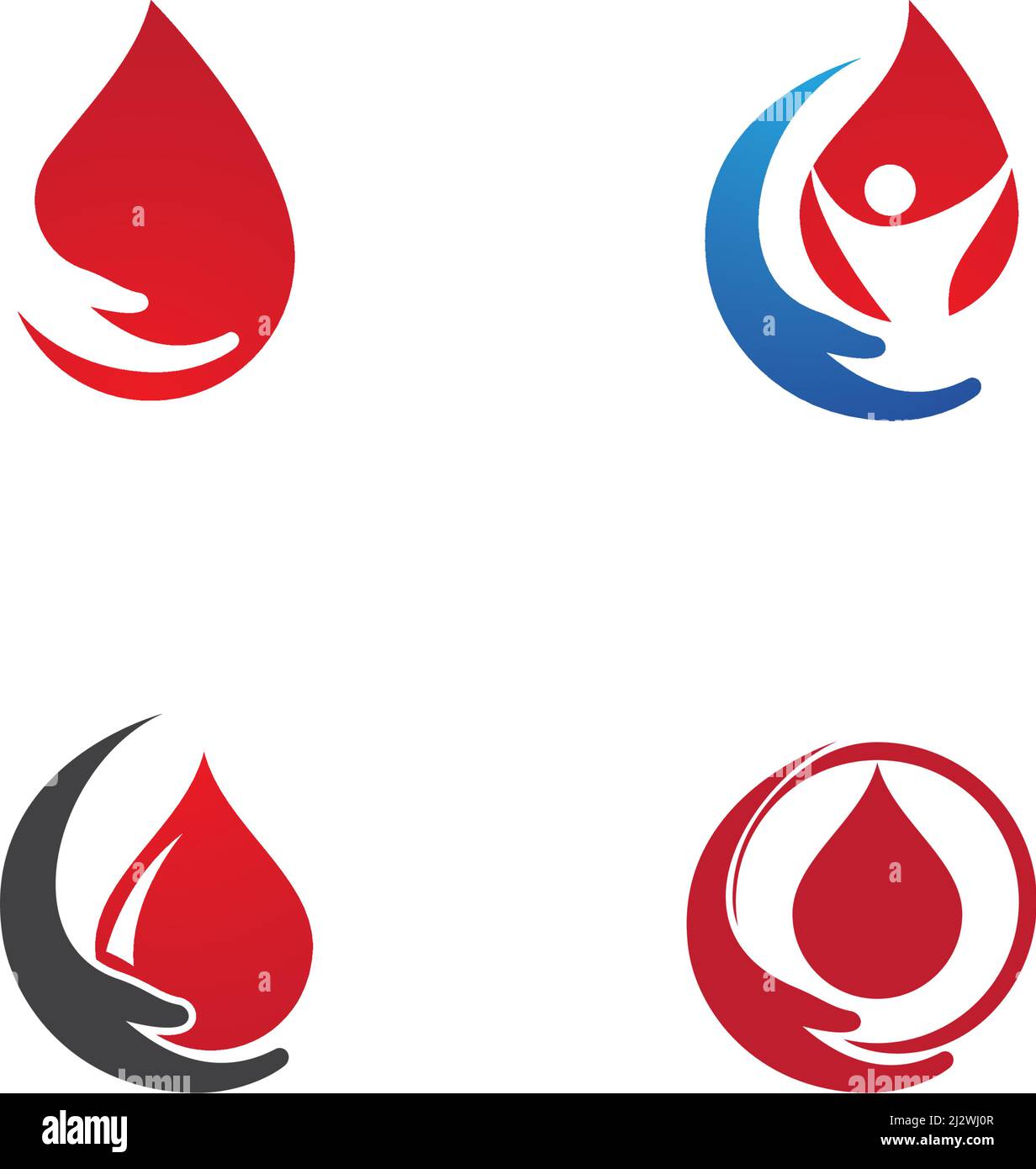 Blood ilustration logo vector template Stock Vector Image & Art - Alamy