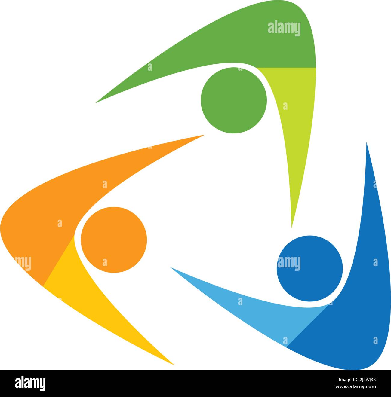 Community, network and social logo design template vector Stock Vector ...