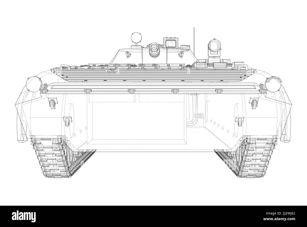 Infantry fighting vehicle. Vector Stock Vector Image & Art - Alamy