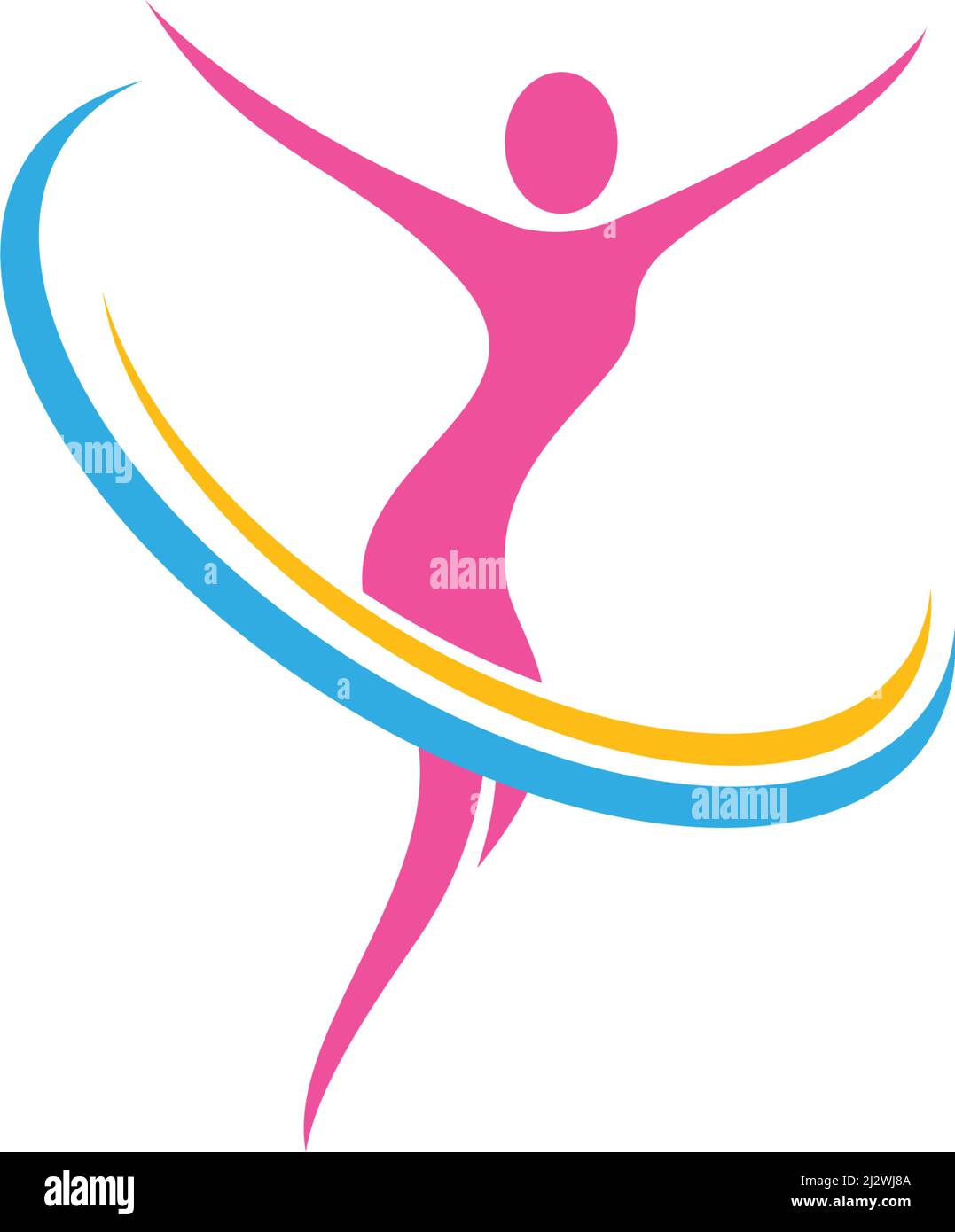 Woman logo illustration vector template Stock Vector Image & Art - Alamy