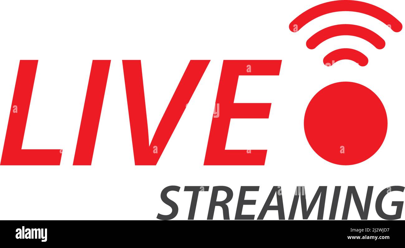 Live streaming play logo Cut Out Stock Images & Pictures - Alamy