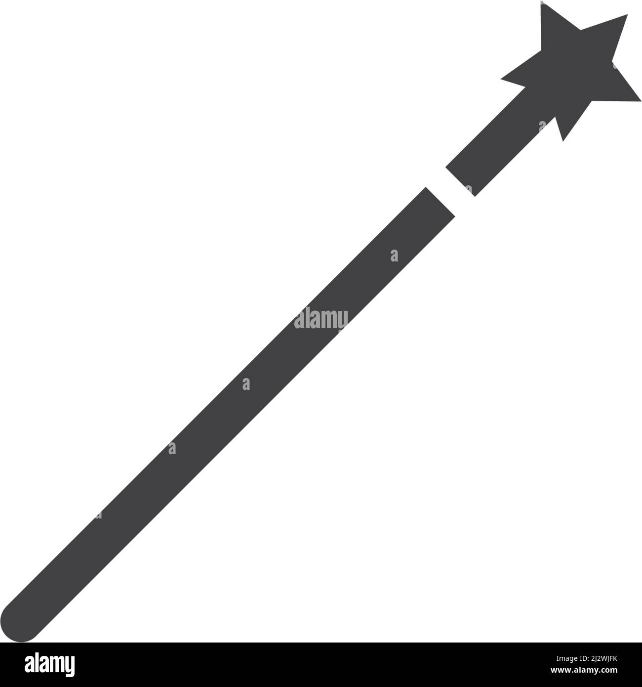 Wand Magic stick icon vector template Stock Vector Image & Art - Alamy