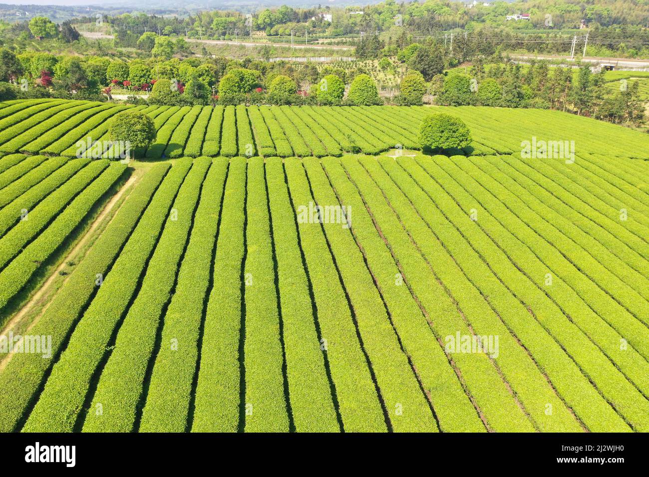 GUILIN, CHINA - APRIL 4, 2022 - An aerial photo taken on April 4, 2022 ...