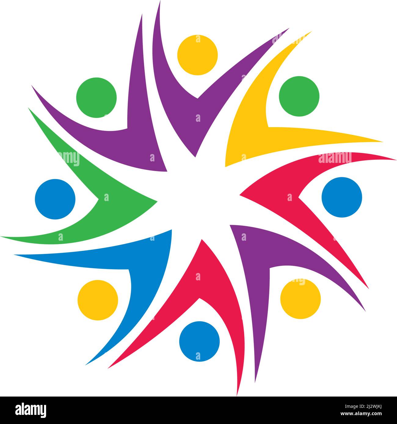 Community, network and social logo design template vector Stock Vector ...