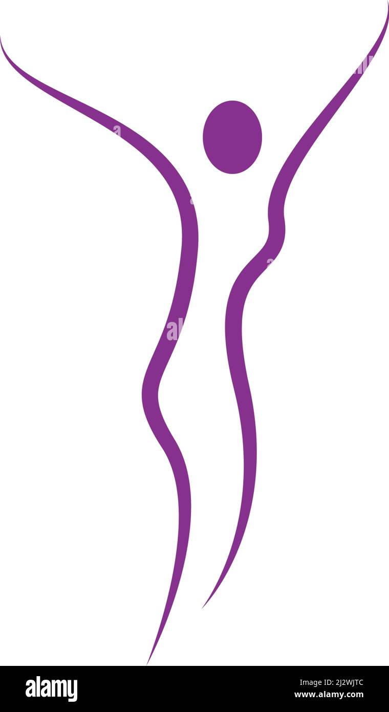 Woman logo illustration vector template Stock Vector Image & Art - Alamy