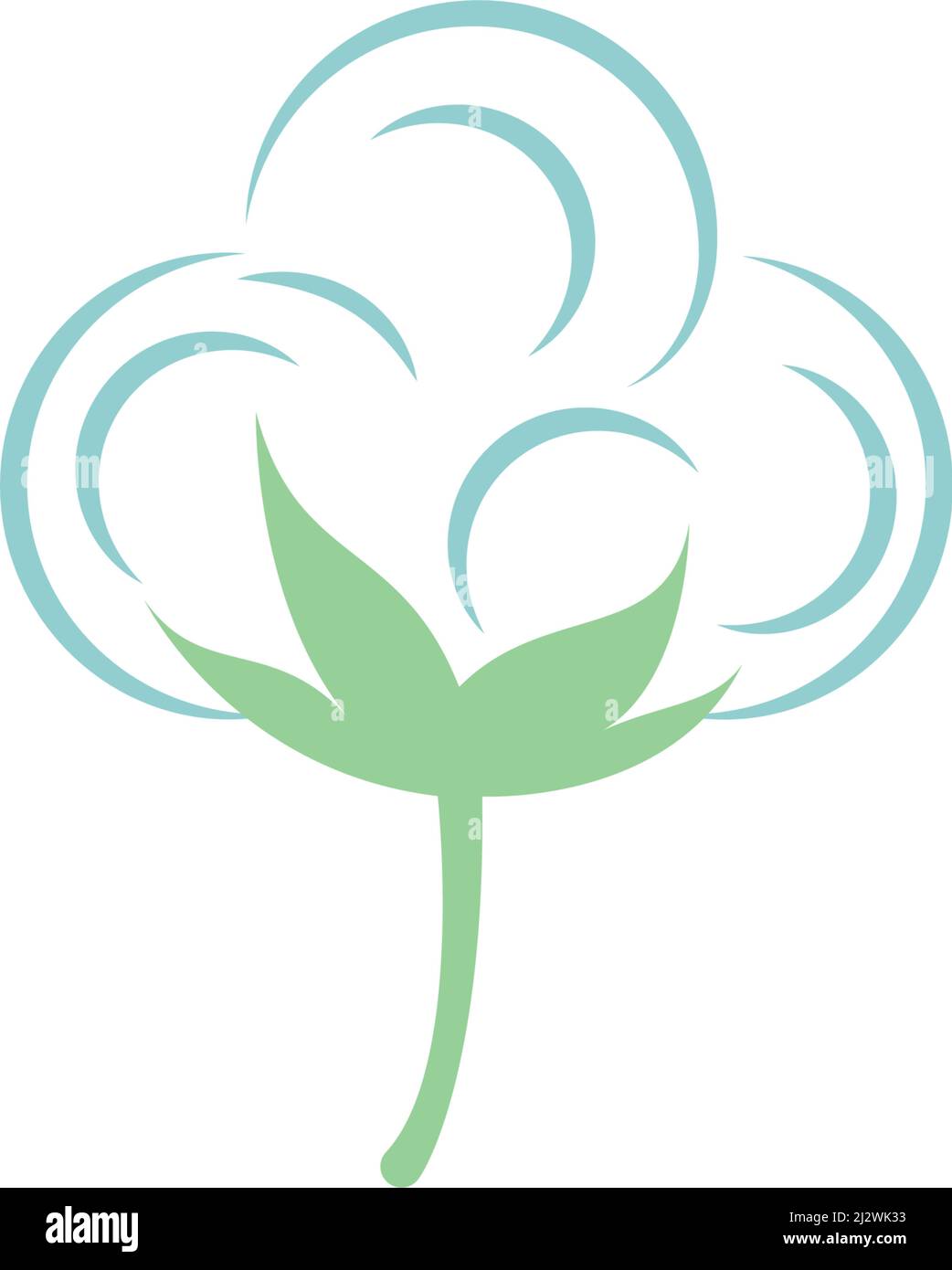 Cotton logo illustration vector design Stock Vector Image & Art - Alamy