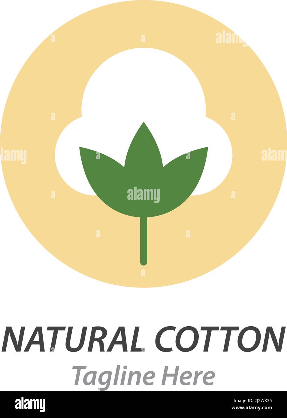 Cotton logo illustration vector design Stock Vector Image & Art - Alamy