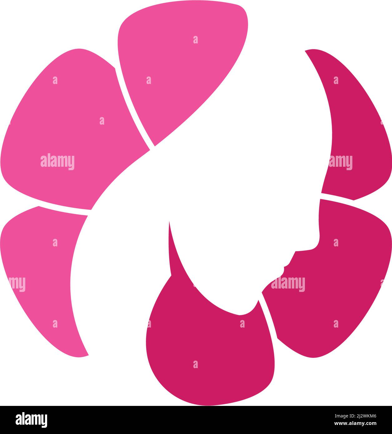 Woman logo illustration vector template Stock Vector Image & Art - Alamy