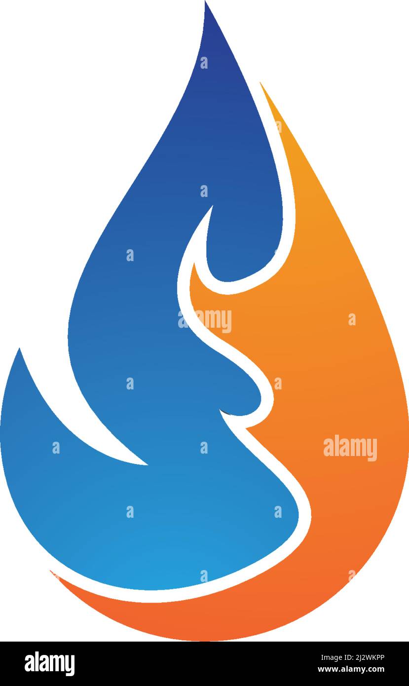 Fire flame Logo Template vector Stock Vector Image & Art - Alamy