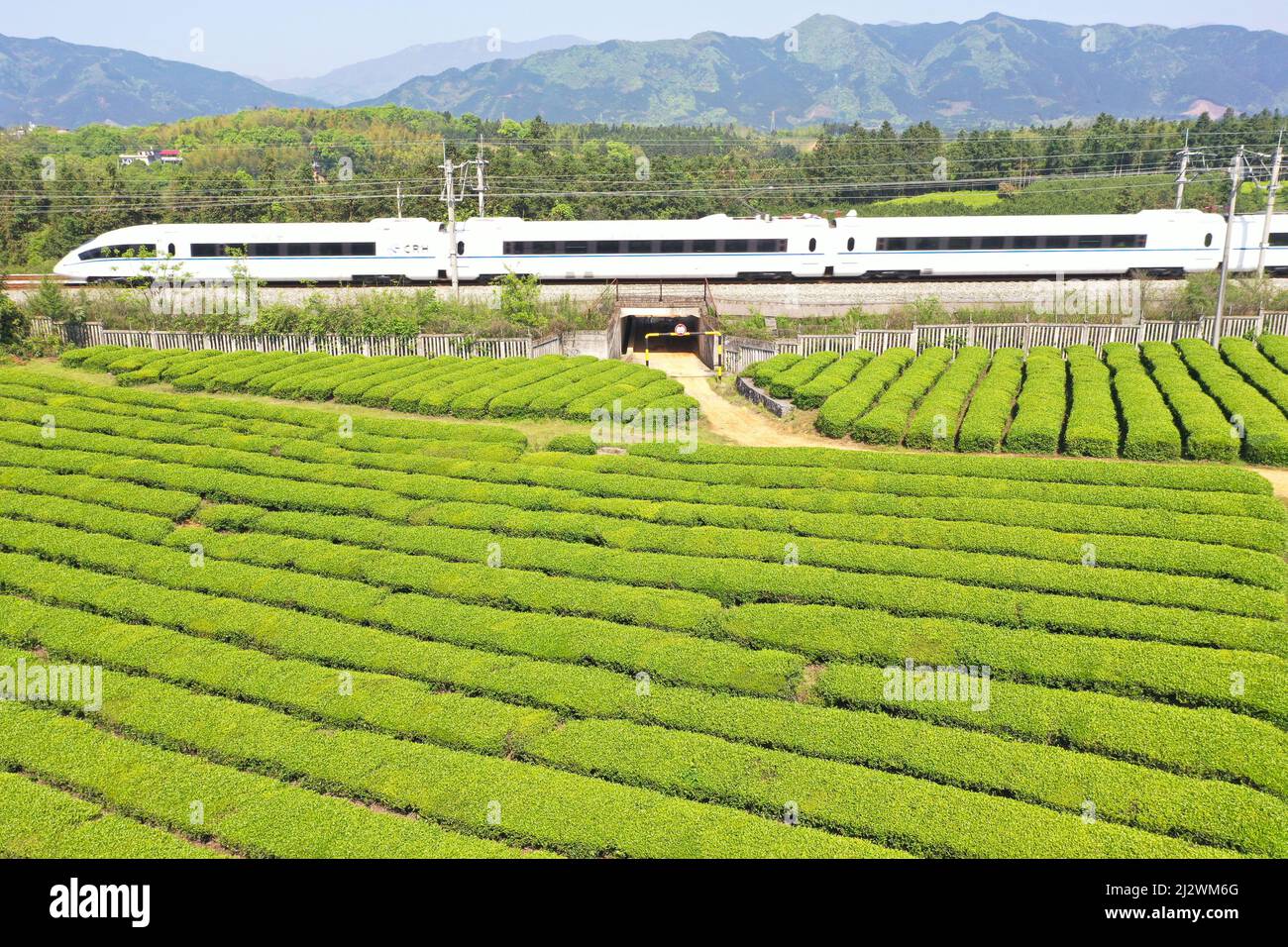 GUILIN, CHINA - APRIL 4, 2022 - An aerial photo taken on April 4, 2022 ...