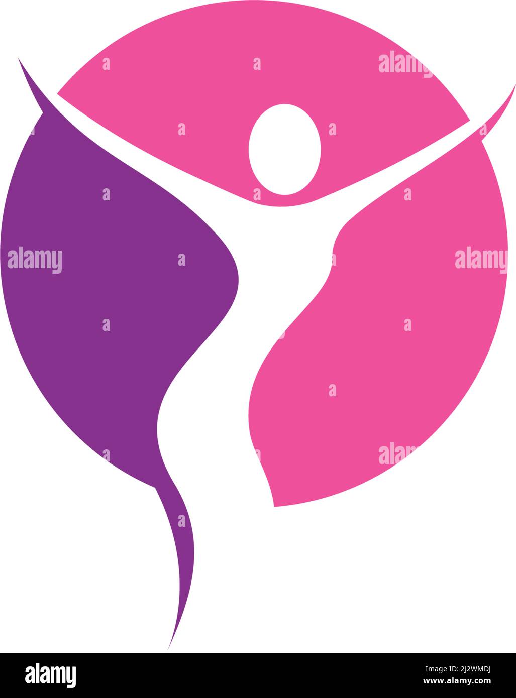 Woman logo illustration vector template Stock Vector Image & Art - Alamy