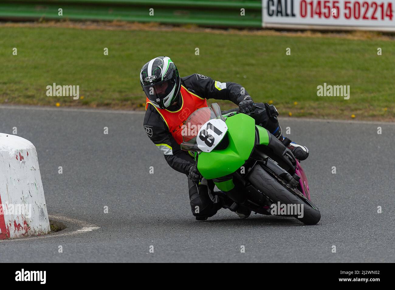 Motorcycle Racing at Mallory Park Stock Photo - Alamy