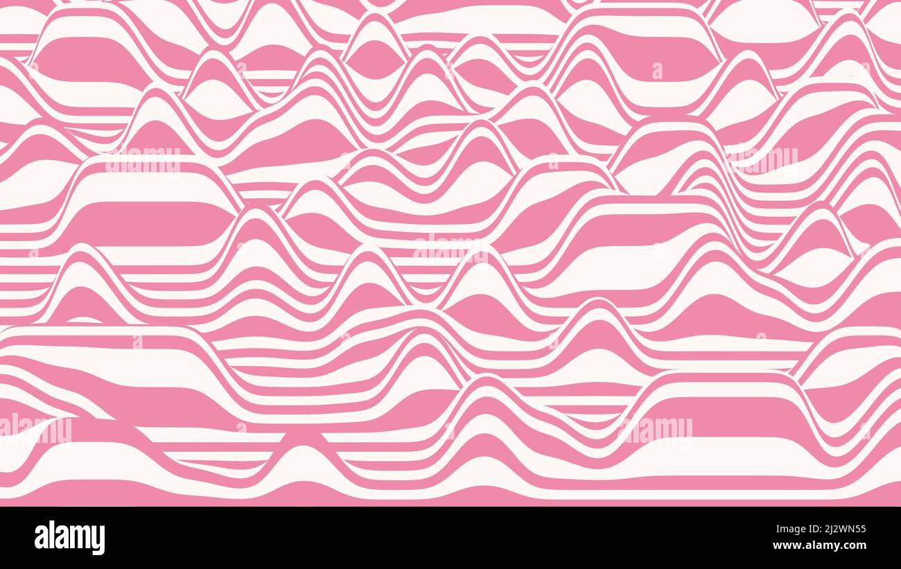 Trendy 3d Lollipop Stripes Distorted Backdrop Candy Ripple Backdrop With Optical Illusion