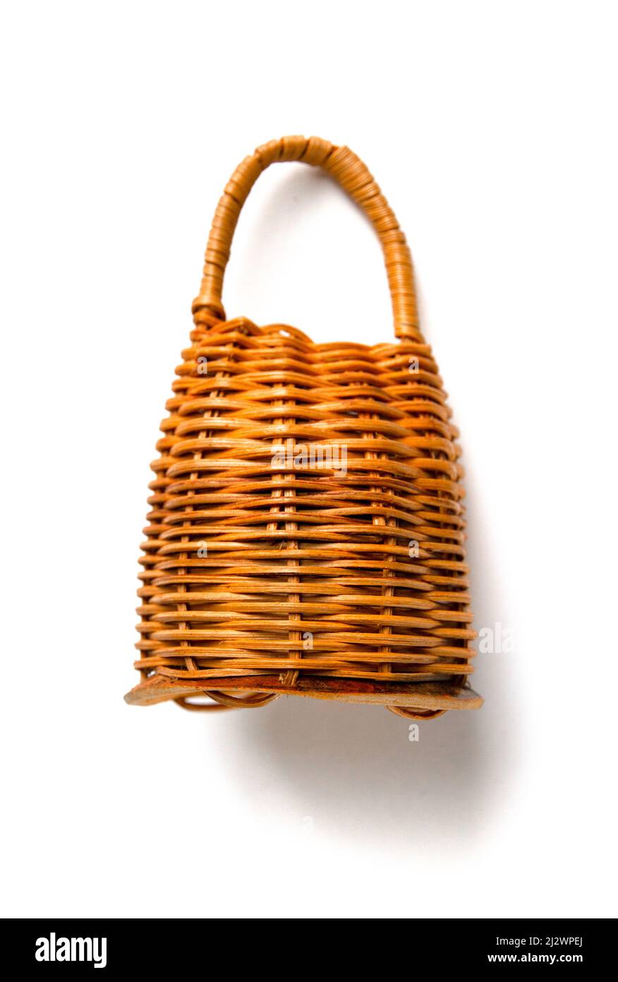 Traditional braided caxixi isolated on white background Stock Photo - Alamy